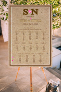 Kraft Paper Seating Plan - WowWeddings